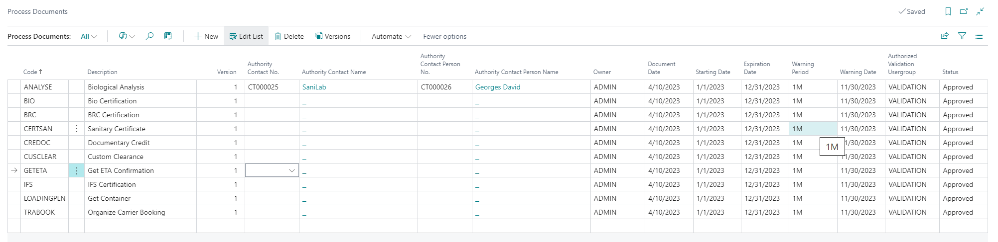 Create Process Documents | BRICKLEAD - Online Docs